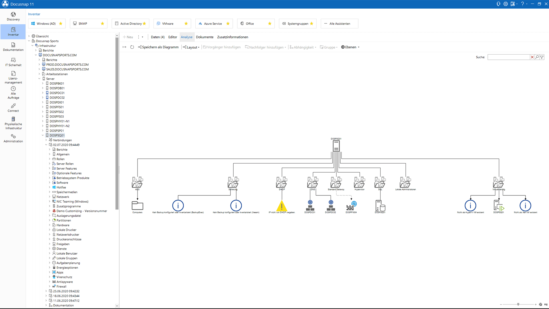 Netzwerk-Dokumentation agentenlos erstellen