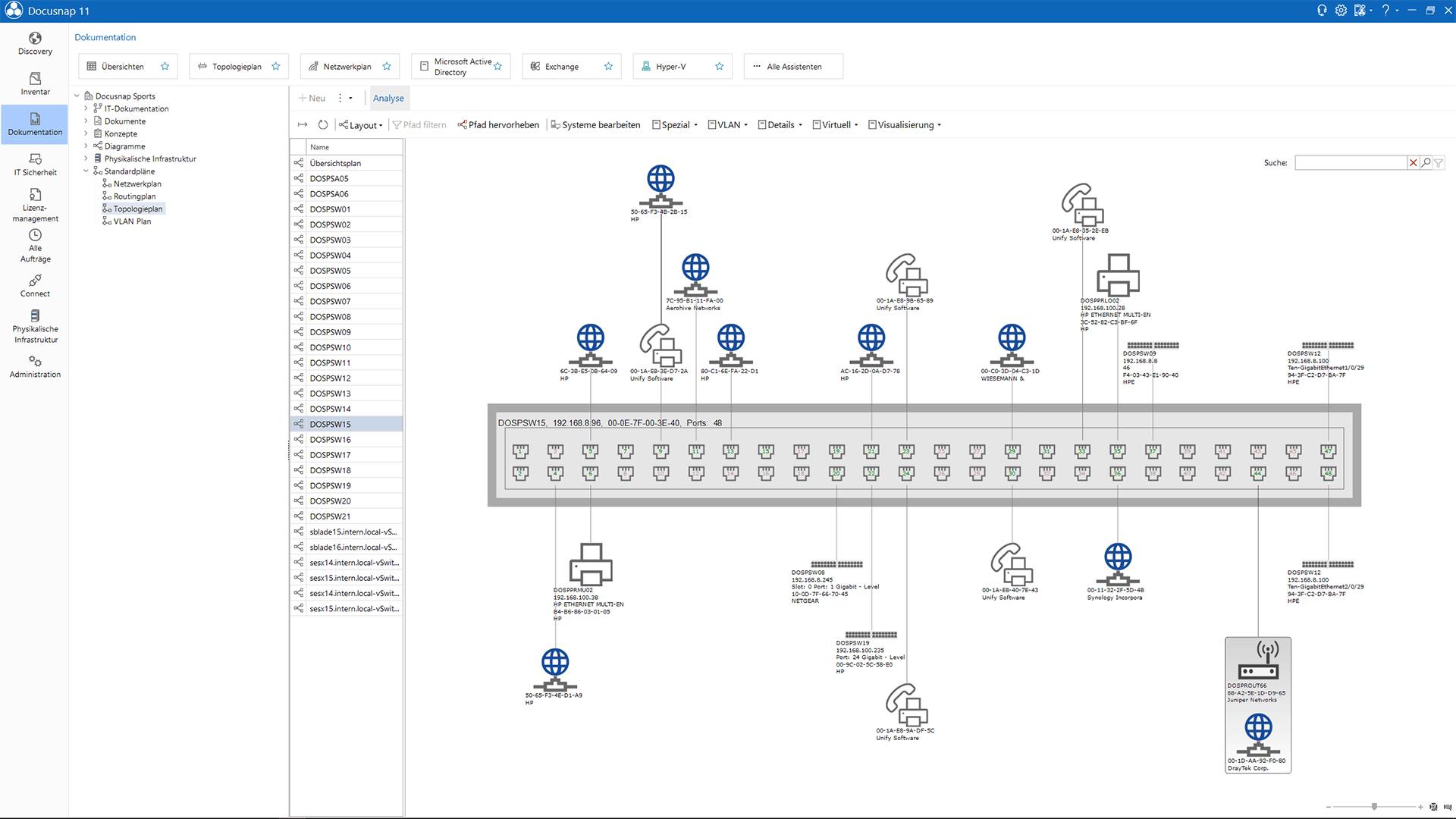 Netzwerk-Dokumentation agentenlos erstellen