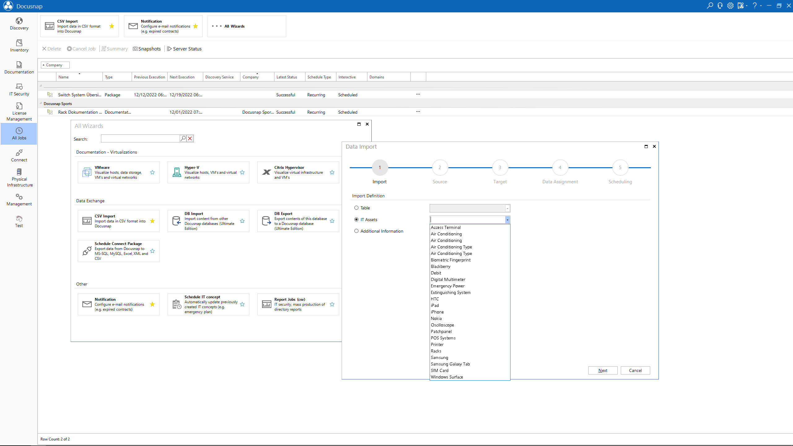 Create and Document Your Own IT Assets With Docusnap